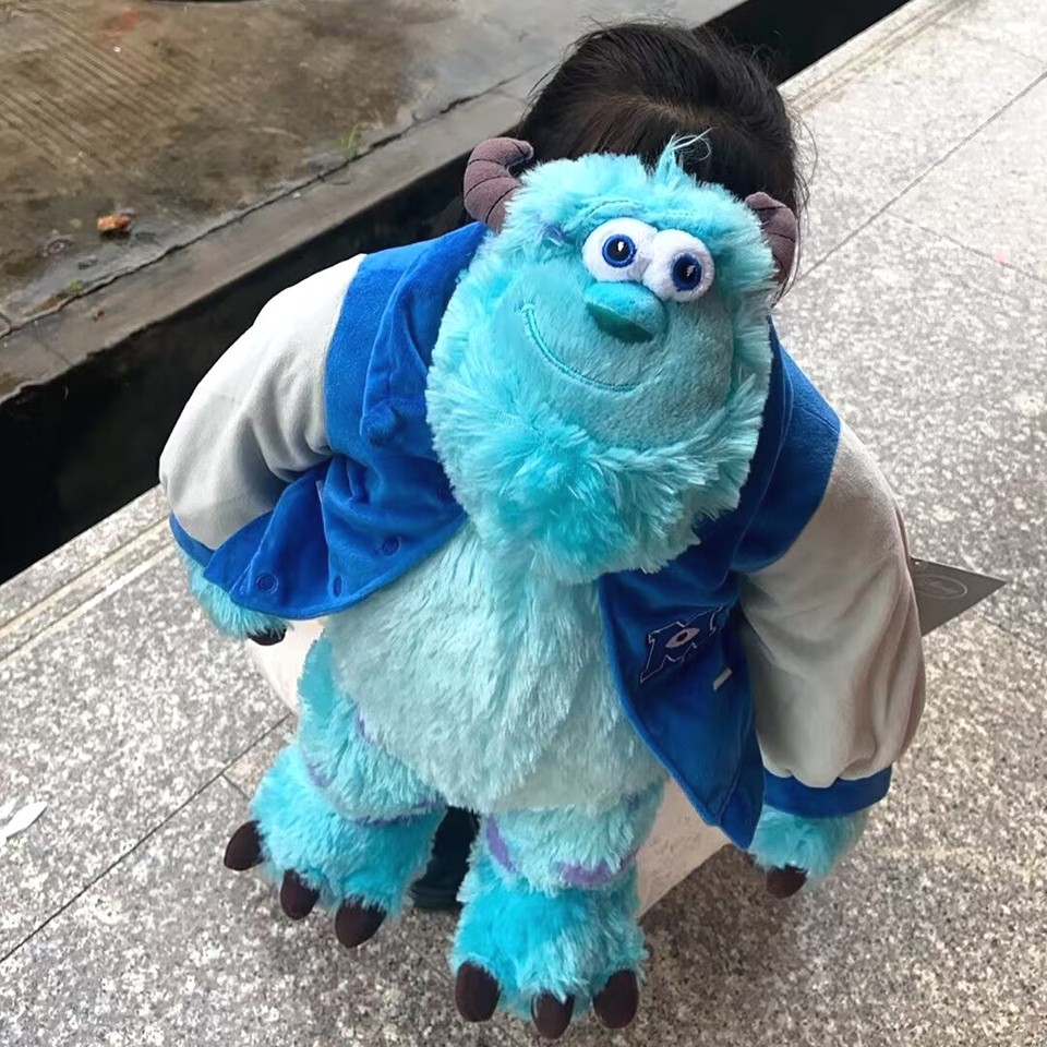 Large Disney Pixar Monster Inc University Sulley Sully Stuffed Plush ...
