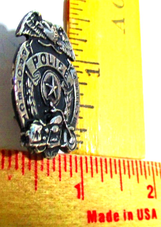 Harley Police pin vintage collectible old HD motorcycle cop biker ...