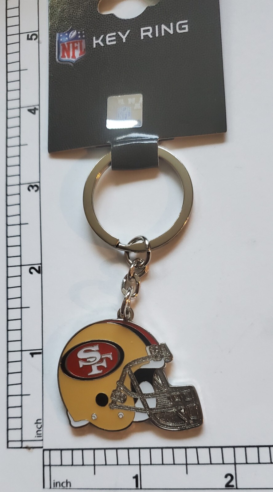 NFL - SAN FRANCISCO 49ERS HELMET OFFICIALLY LICENSED TEAM KEY CHAIN KEY ...