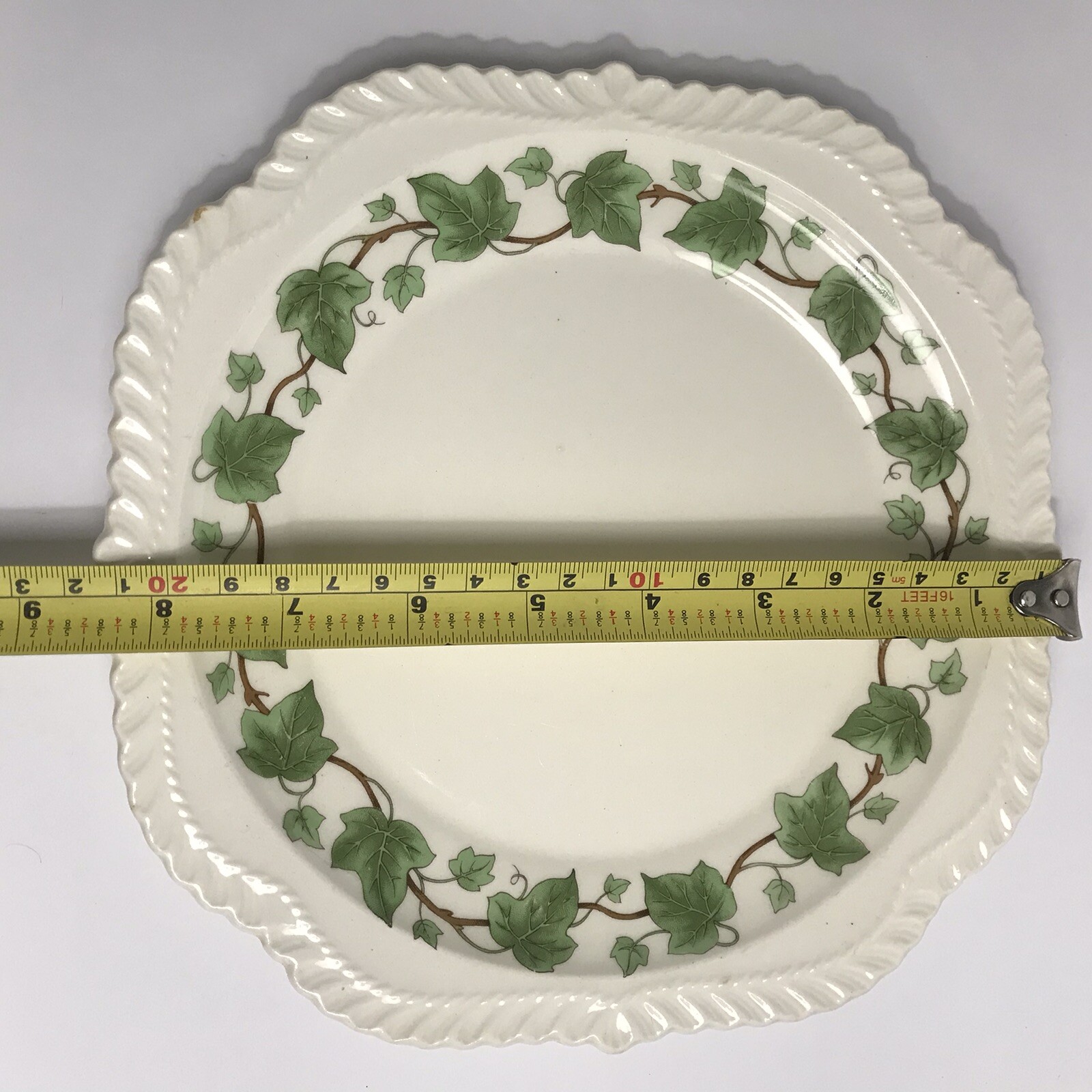 Vtg Harker Royal Gadroon Pottery IVY Dinner Set Scalloped Edge SET OF ...