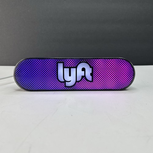 Lyft Pink Glow Mustache Original Official Brand No Base | eBay