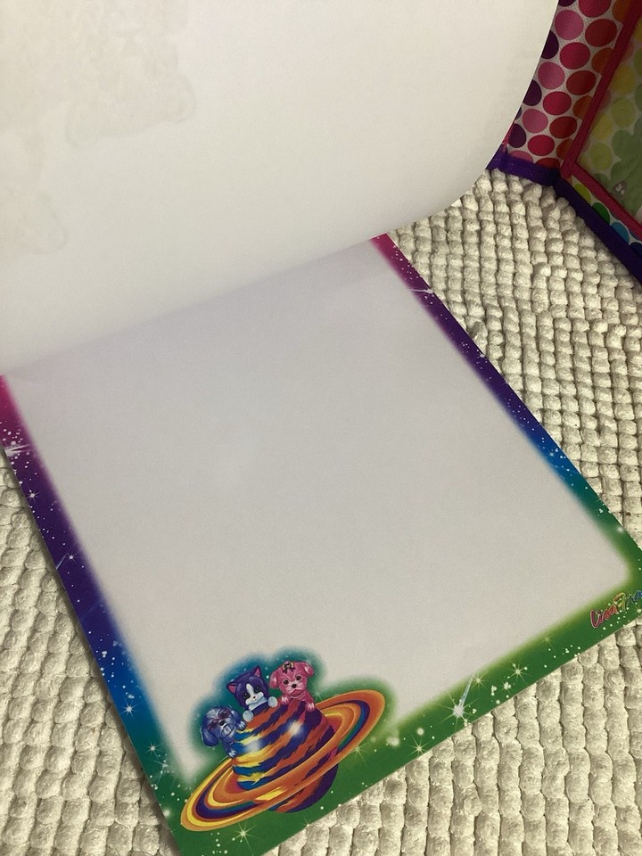 Lisa Frank Tikanni Husky Trifold Portfolio Storage Case Folder School ...