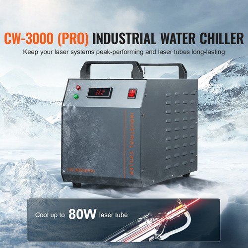 Air-cooled Industrial Water Chiller CW-3000(PRO) 12L 18L/min Laser ...