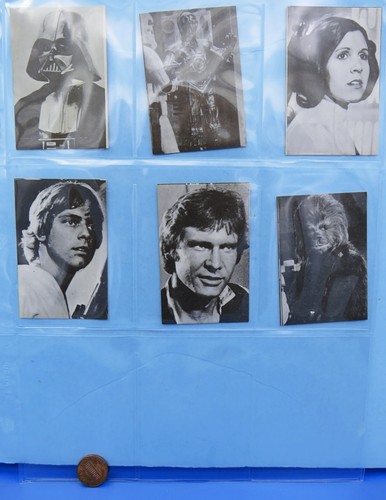 Star Wars Vending Machine STICKER Set of 6 vtg '77 Vader Luke Leia Han ...