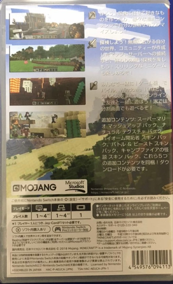 Minecraft Nintendo Switch Edition | eBay