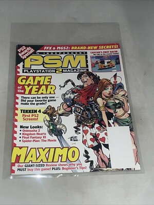 Vintage PSM PlayStation 2 Magazine February, 2002 Issue 55 Vintage ...
