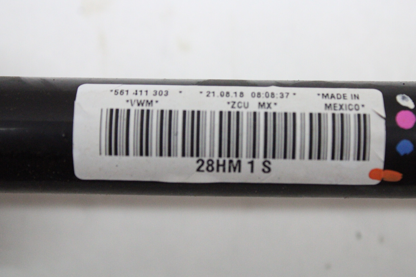 2019 VW PASSAT REAR SWAY STABILIZER BAR 561 411 303 OEM 15 16 17 18 19 ...