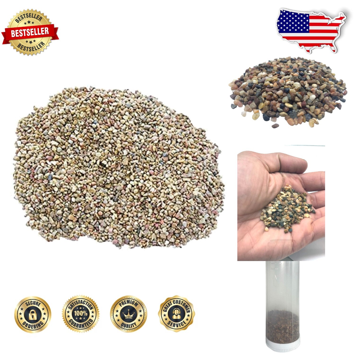 15 Lbs Filtration-Grade Garnet Gravel for Efficient Water Softeners ...
