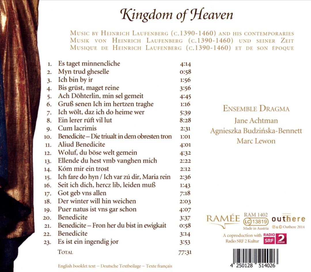 ENSEMBLE DRAGMA / AGNIESZKA BUDZINSKA-BENNETT / JANE ACHTMAN / MARC ...