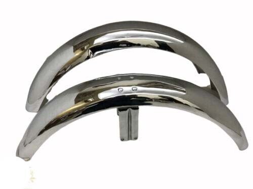 Fit For Norton Commando Roadster Front And Rear Chrome Mudguard Set | eBay