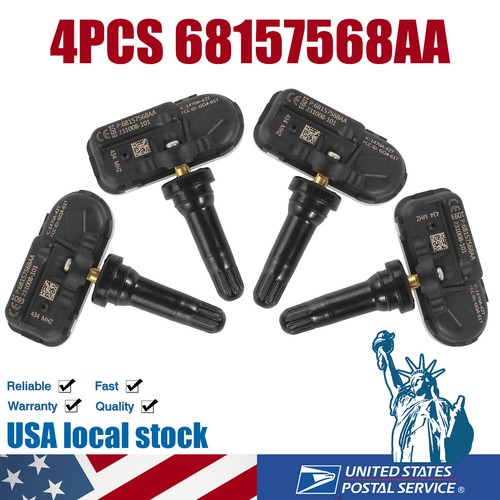 Set of 4 New OE Tire Pressure Sensor TPMS For Ram Jeep Cherokee 2014 ...