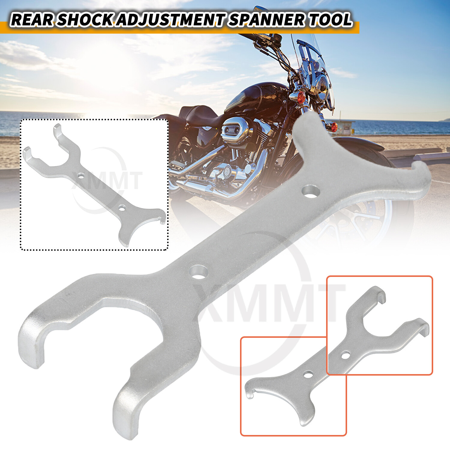 Rear Shock Adjustment Spanner Tool Wrench For Harley Dyna Fatboy ...