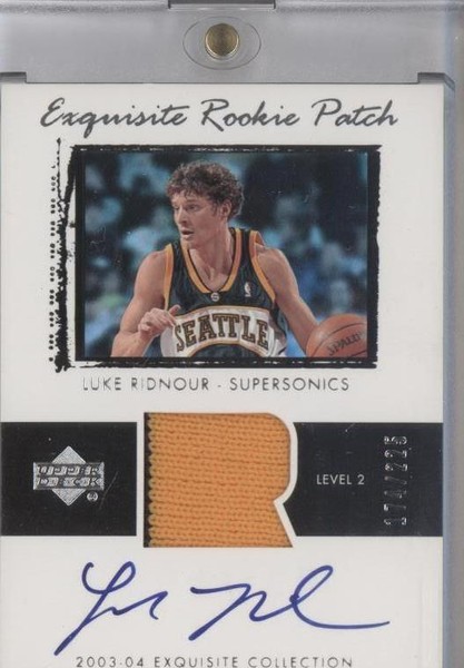 2003-04 Upper Deck Exquisite Collection - Exquisite Rookie Patch Auto ...