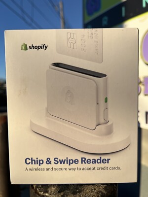 Shopify Chip and Swipe Credit Card Reader Wireless White Model S1701 ...