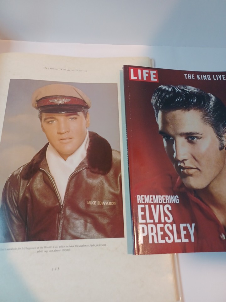 Elvis Book Lot ELVIS A Tribute To His Life - Remembering Elvis Presley ...