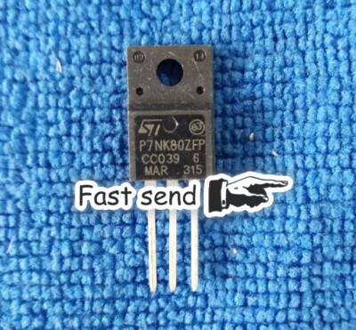 10pcs P7NK80ZFP MOSFET N Channel 800V 5.2A TO-220FP | eBay