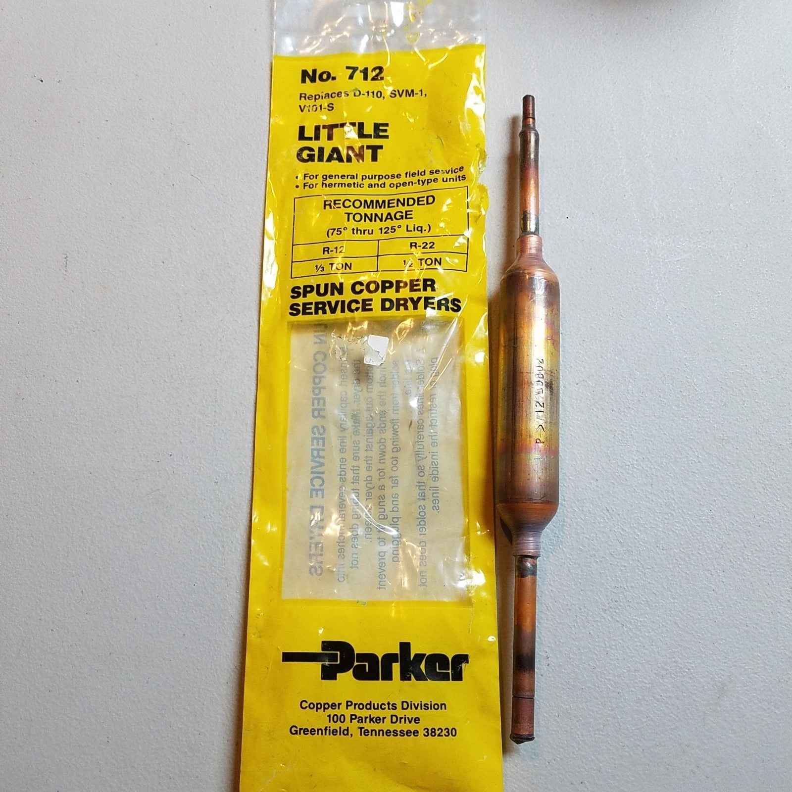 PARKER NO 712 (LOT 2) LITTLE GIANT SPUN COPPER SERVICE DRYERS | eBay