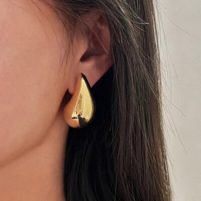 Silver Radiance: Pure Copper Drop Earrings | eBay