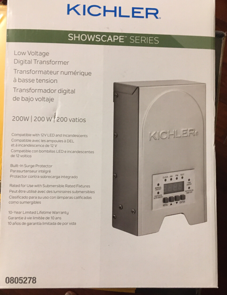 Kichler 12217 Programmable 200W Landscape Lighting Transformer ...