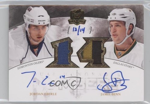 2010 The Cup /14 Jordan Eberle Jamie Benn #DHN-EB RPA Rookie Dual Patch ...