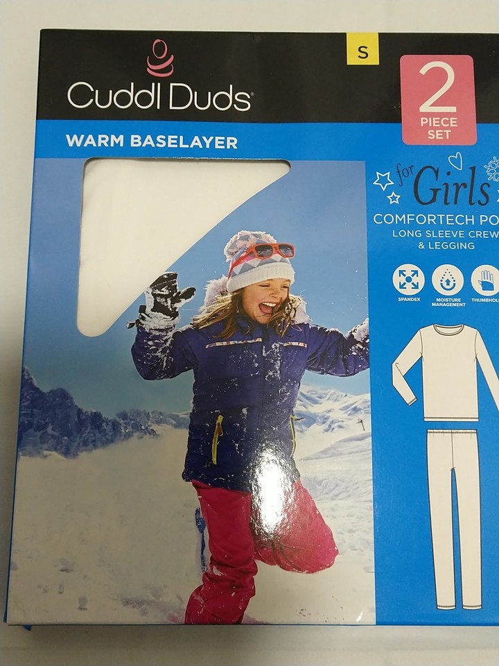 NWT Girls Cuddl Duds Size Small Comfort Poly 2 piece children's $26.00 ...