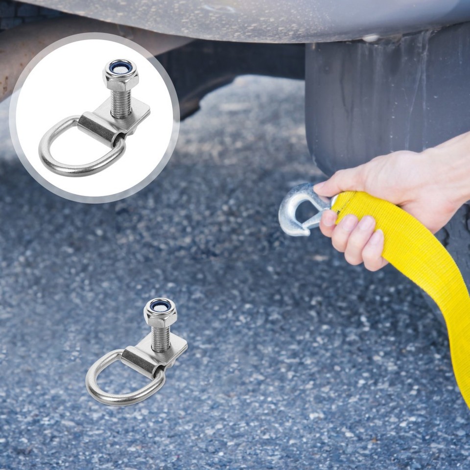 Tow Hooks for Trucks Trailer Tie Downs Rings Automobile Cargo Anchors ...