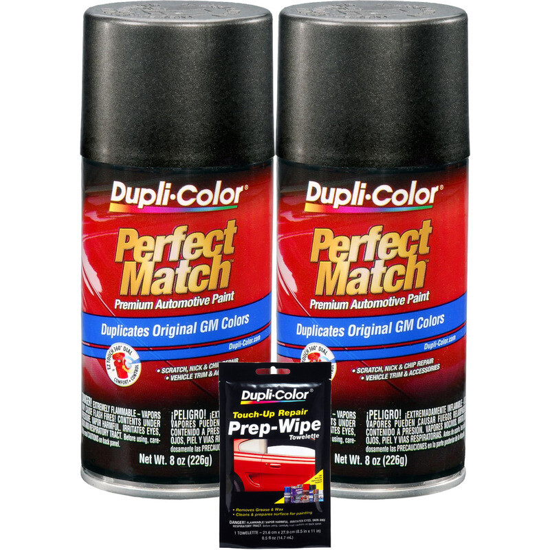 Duplicolor Kit BGM0595 + PW100, Aerosol Paint for GM WA121V, Metallic ...