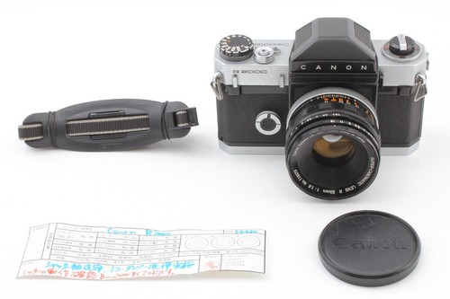 CLA'd 【N MINT】 Canon Canonflex R2000 SLR Film Camera R 50mm f1.8 Lens ...