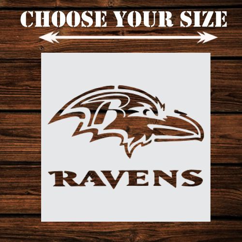 Ravens Logo Stencil Amazon.com: Baltimore Ravens Logo Stencil