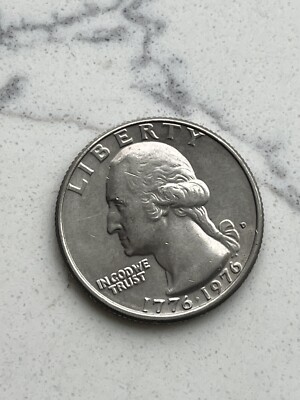 1776-1976 D US Bicentennial Quarter, Rare filled Mint Mark Regular | eBay