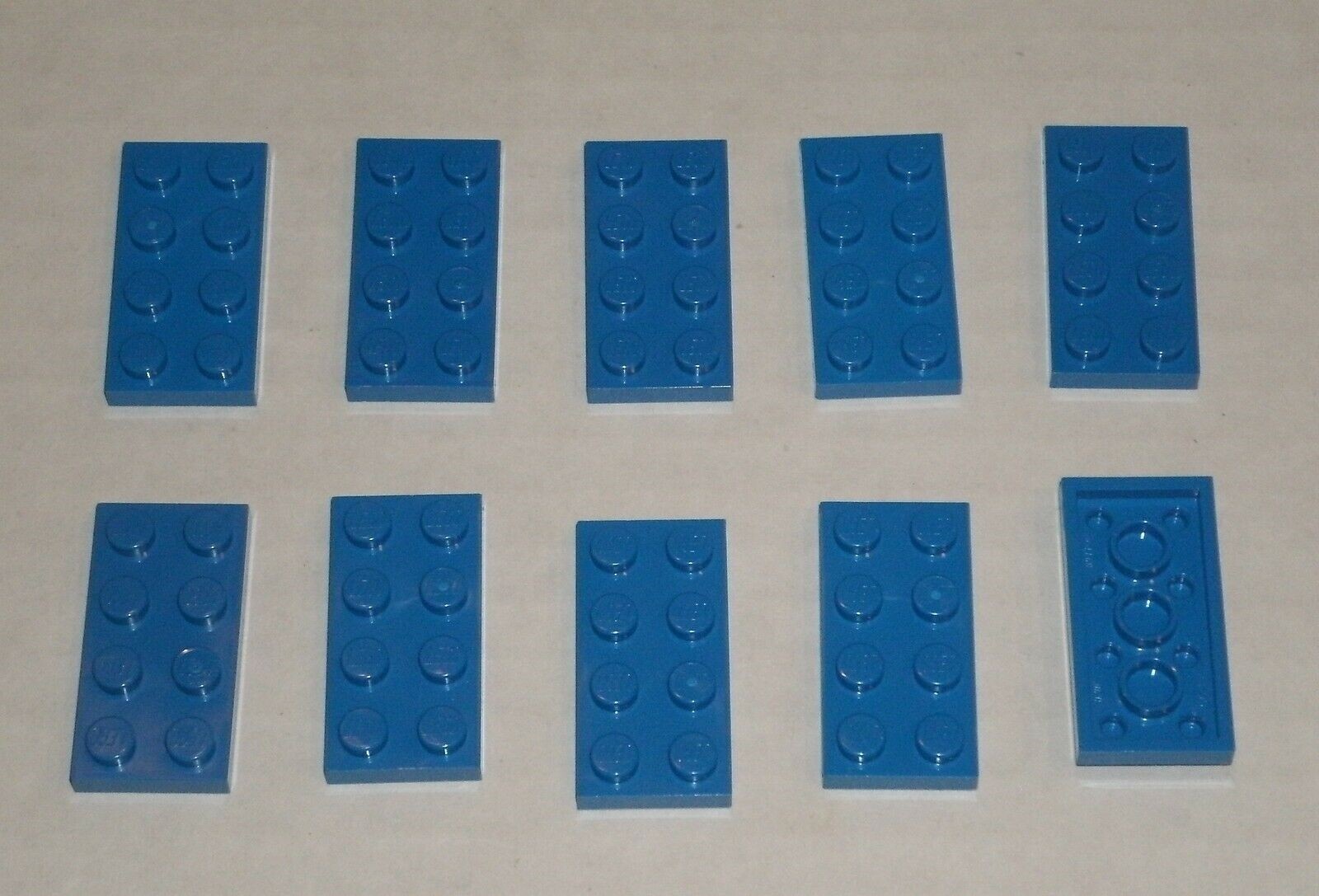 LEGO NEW 2x4 Blue Plate (10x) 302023 4240375 Brick 3020 | eBay