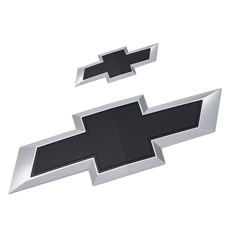OEM GM 2021-2024 Chevy Silverado 1500 Front Rear Emblems Black Chrome ...