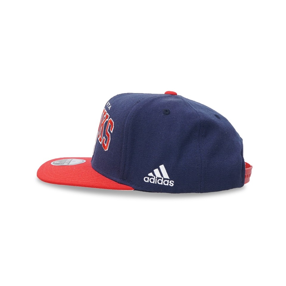 Atlanta Hawks Adidas NBA Official Team Arch Logo (Navy/Red) Snapback ...