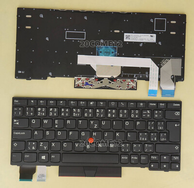 New for Lenovo Thinkpad L13 Gen 1 20R3 20R4 Keyboard No Backlit Czech ...