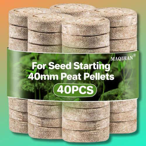 40PCS Peat Pellets for Seedlings - 40MM Seed Starter Pellets Peat Pods ...