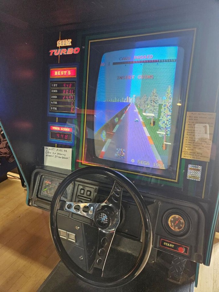 TURBO ARCADE MACHINE by SEGA 1981 (Excellent Condition) *RARE* | eBay
