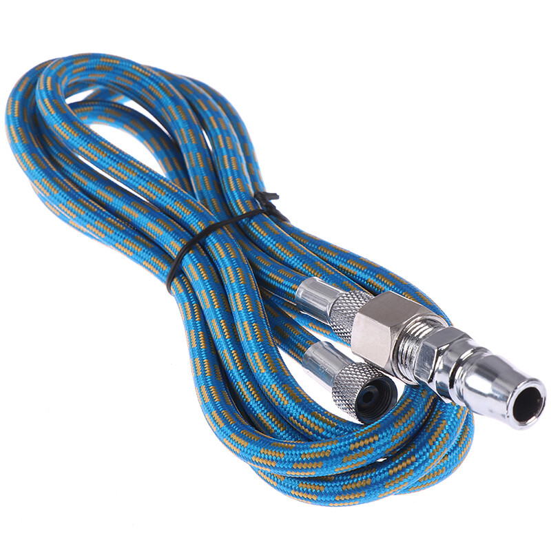 6FT(1.8m) Airbrush Air Hose Tool 1/8"-1/4" Adaptor fitting Coupling Kit ...