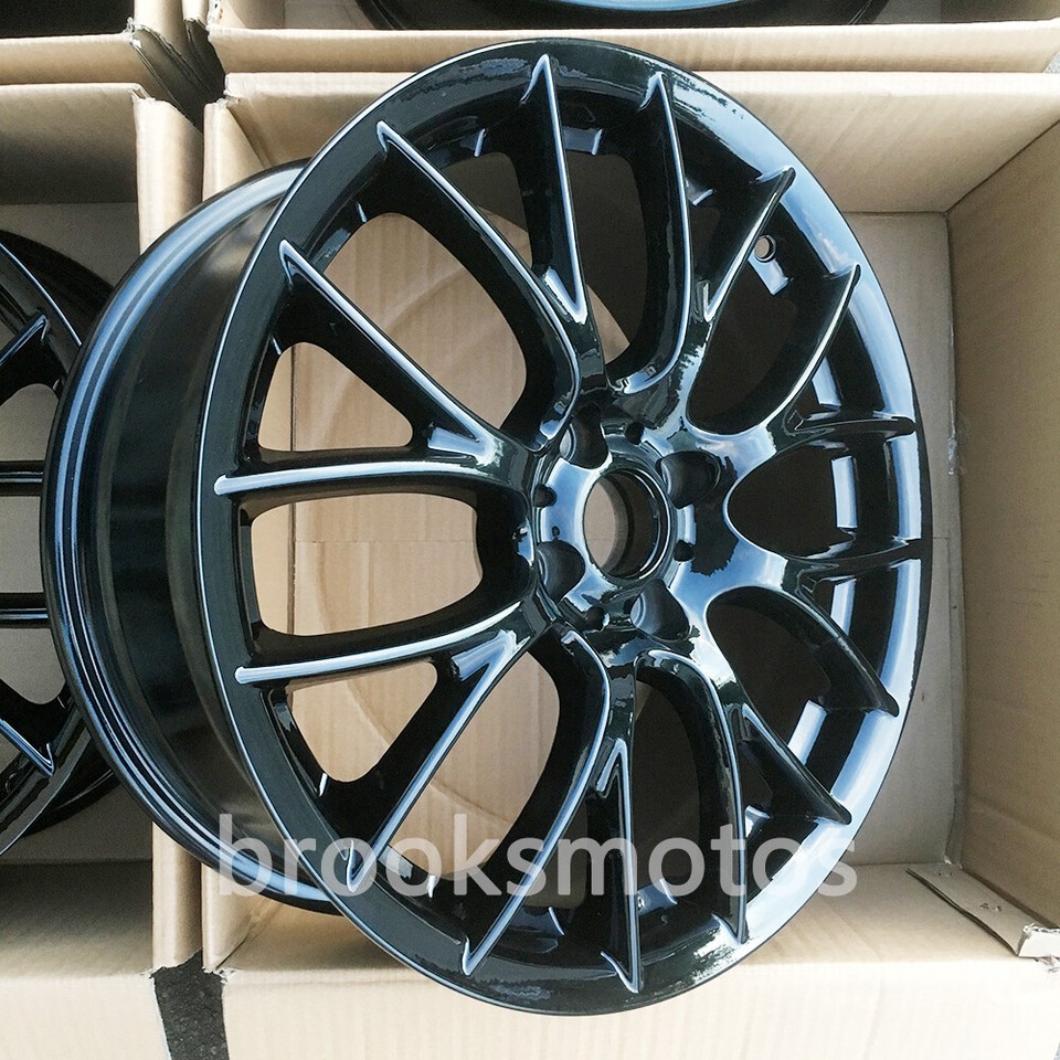 17" GLOSS BLACK WHEELS RIMS FITS FOR MINI R56 R57 R58 COOPER S 4X100 ...