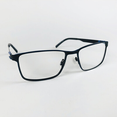 SPECSAVERS eyeglasses MATT BLACK RECTANGLE glasses frame MOD: 30824737 ...