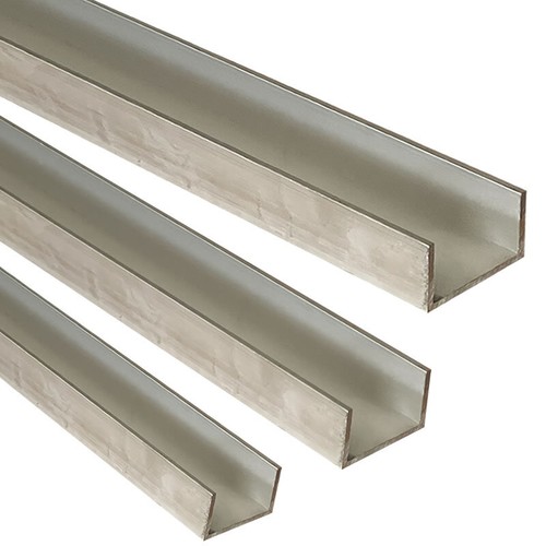 U-Pofile Alu U-Schiene Aluminium Aluprofil Aluwinkel Profilschiene bis ...