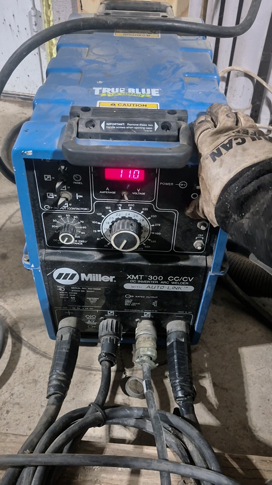 Miller Aluminum Welder XMT 300 CC CV, XR M, Coolmate 3, and leads Push ...