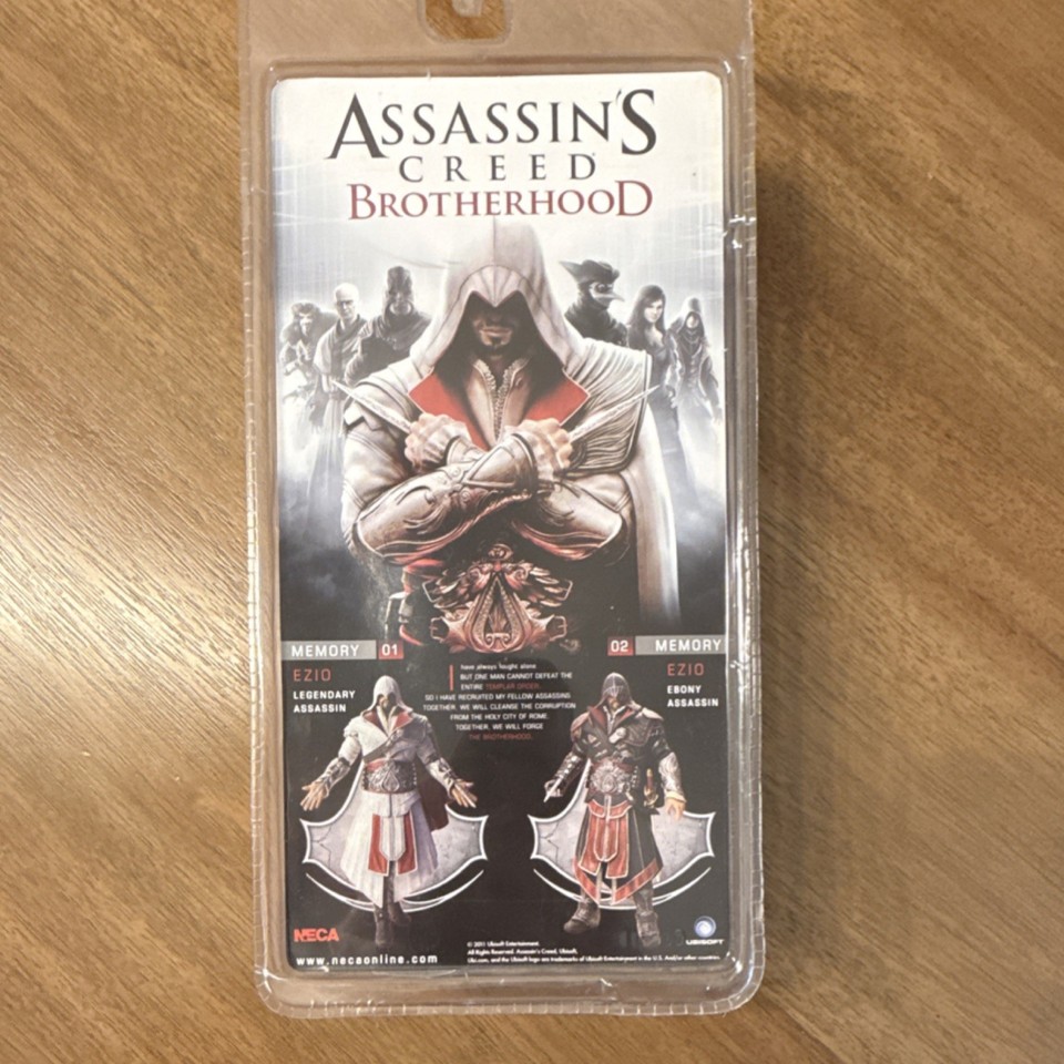 NECA Assassin's Creed Ezio Ebony Assassin Exclusive Action Figure w ...