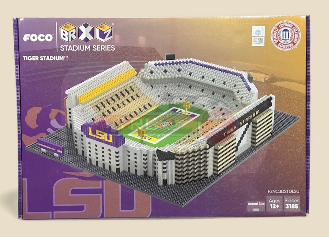 LSU Tigers NCAA Tiger Stadium Full Size 3D Construction Block Set | eBay