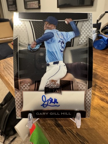 2025 Leaf Metal Baseball Gary Gill Hill Silver Prospect RC Auto #/49 🔥📈 ...