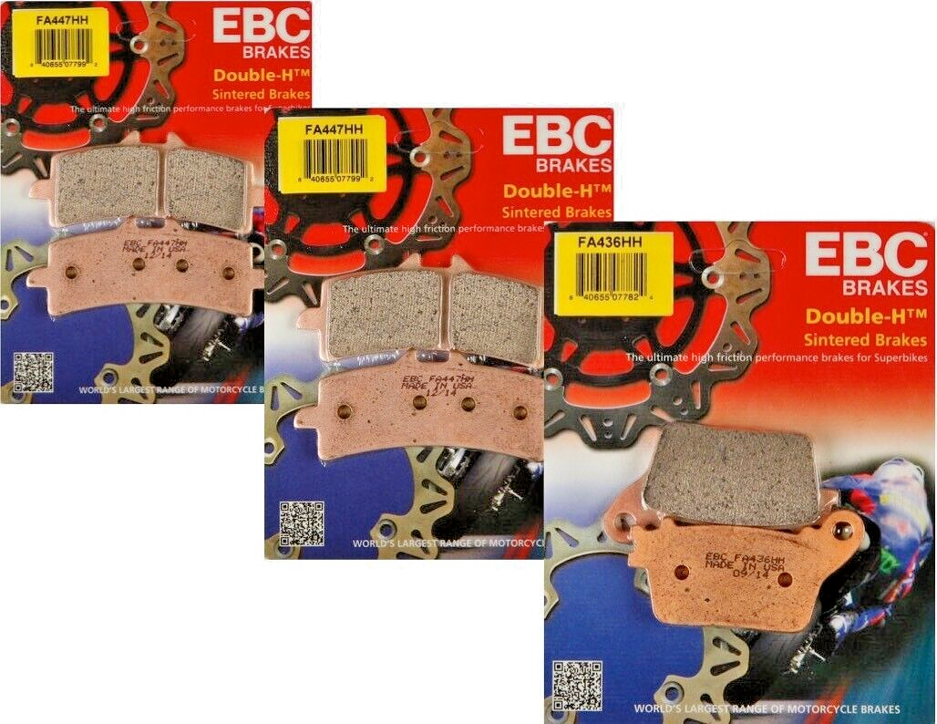 2014-2017 Honda CBR1000RR/SP EBC Brakes HH Front+Rear Brake Pad Set ...