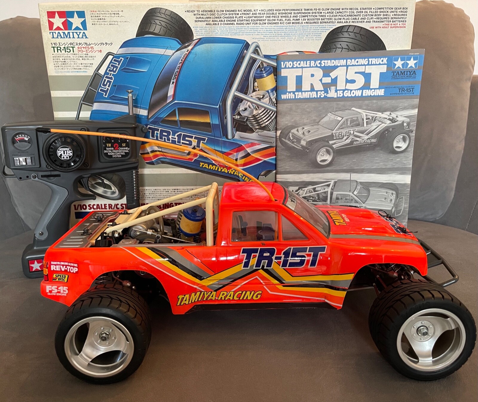 Tamiya TR-15T Stadium Racing Truck RC Nitro Glow Engine 44001 Dyna ...