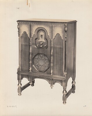 ANTIQUE VINTAGE TUBE RADIO PHOTO - TEMPLE - LOWBOY 8-60 and 8-61 | eBay