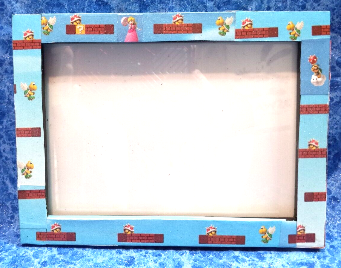 Super Mario Bros. Princess Peach Maze Decoupaged Picture Frame | eBay