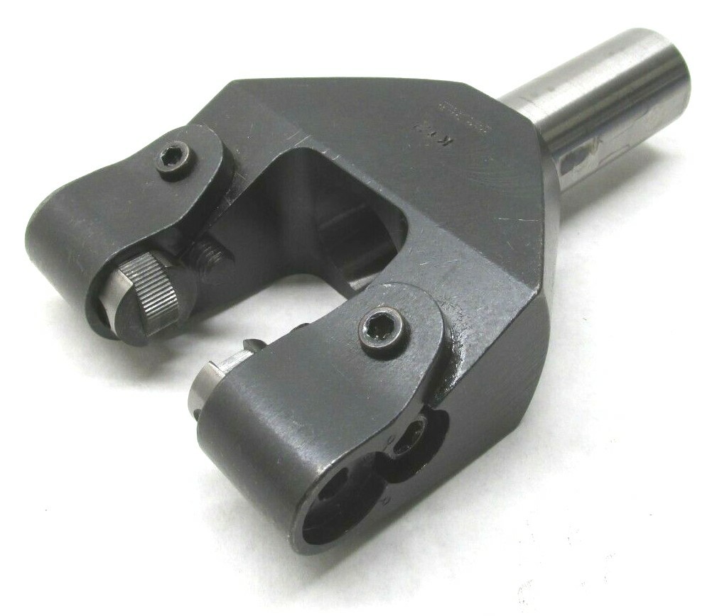 NICE! SOMMA 7/8" ADJUSTABLE STRADDLE TYPE KNURLING TOOL w/ 1" SHANK - # ...