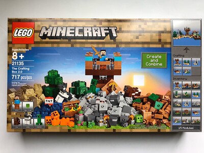 LEGO Minecraft The Crafting Box 2.0 Building Kit 21135 - New Sealed ...
